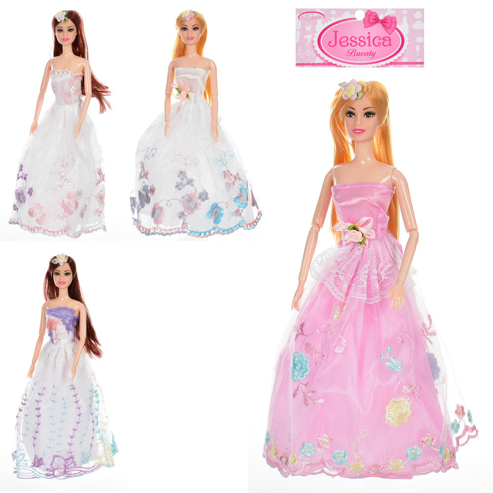 Купить Кукла шарнирная Джессика, 29см, 4 вида, A629-L96-L98, цена 154 ...