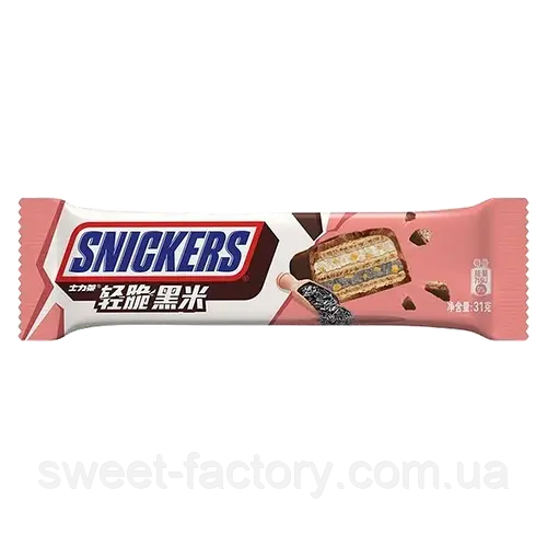 Батончик Snickers Black Rice Черный рис China 31g, цена: 214 ₴, купить ...