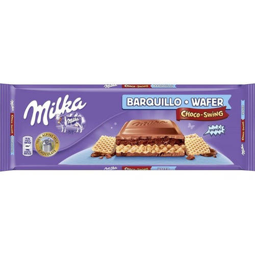 Шоколад Milka MAX Choco Wafer Молочний Шоколад, Вафлі, 300 г, ціна 104 ...