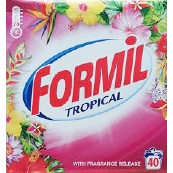 Порошок для стирки Formil Tropical Универсальный, 2.6 кг (40 стирок ...