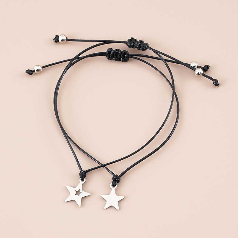 Парные Браслеты для Мамы и Дочки N_10024 Звездочки Регулируемые на ...