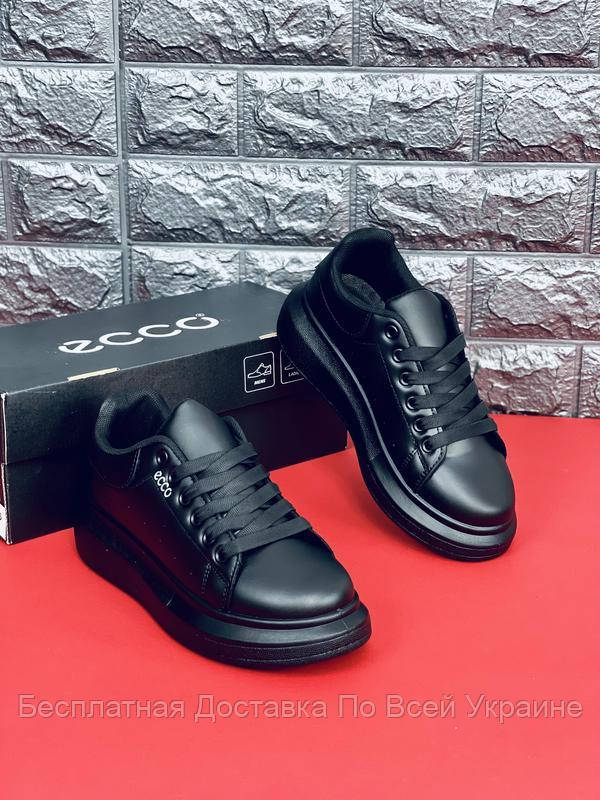 Женские черные кроссовки ECCO кросовки женские Екко Новинка, цена 799 ...