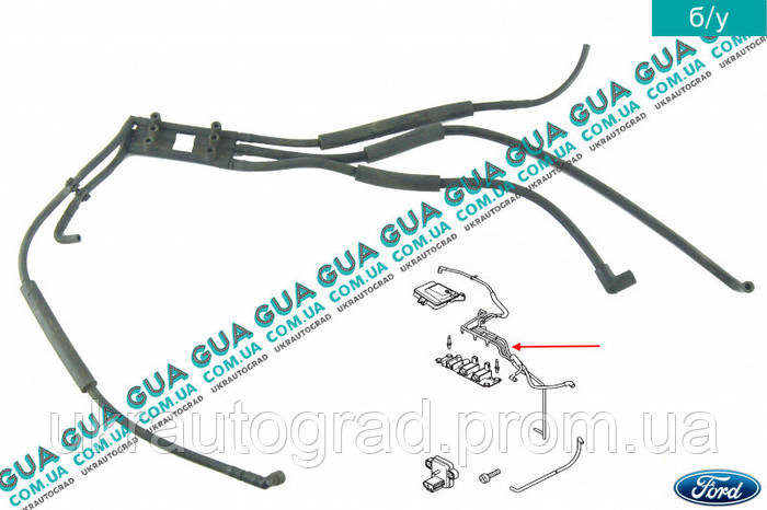 Трубки / шланги блоку клапанів вакуумної системи 1323041 Ford / ФОРД ...