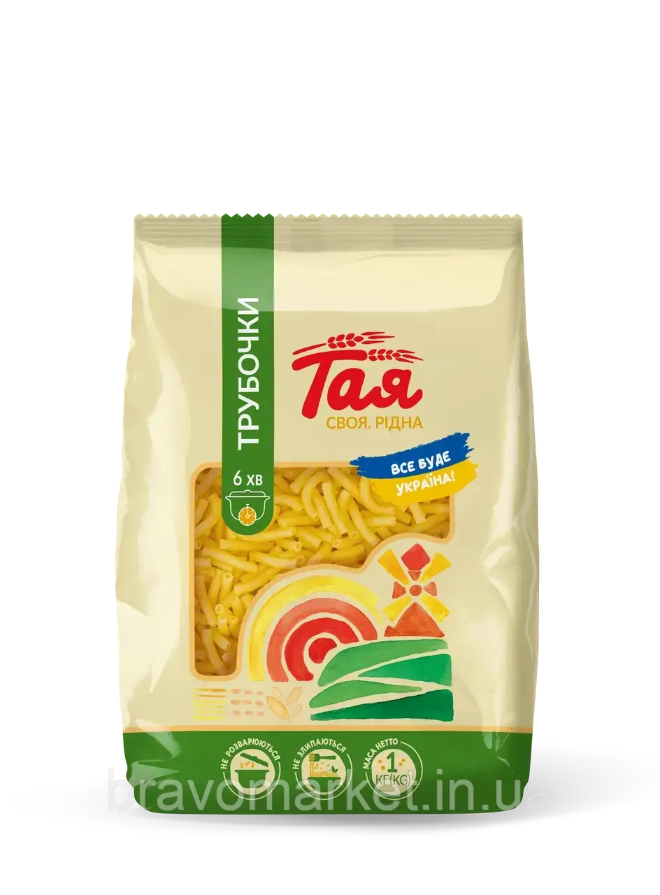 Макарони Трубочки ТМ Тая 1кг (ID#1657945308), ціна: 32 ₴, купити на Prom.ua