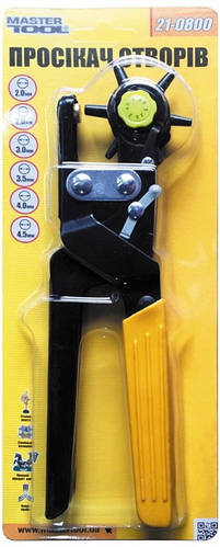 Просекатель отворів MASTERTOOL револьверний 2-4.5мм 225мм 21-0800 |Просекатель отверстий ...
