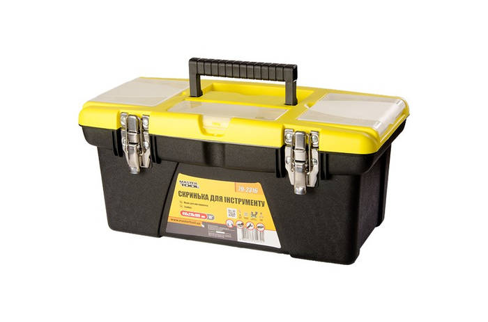 Купить Ящик для инструментов 16" 415х210х190мм съемные органайзеры металлические замки ...