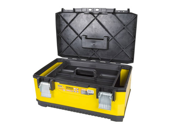 Купить Ящик для инструментов 21" 556х366х266мм металлический корпус металлические замки ...