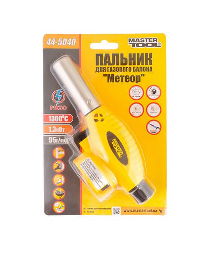 Купити Пальник для газового балона "метеор" з п'єзопідпалом ø20мм керамічний захист 1300°с ...