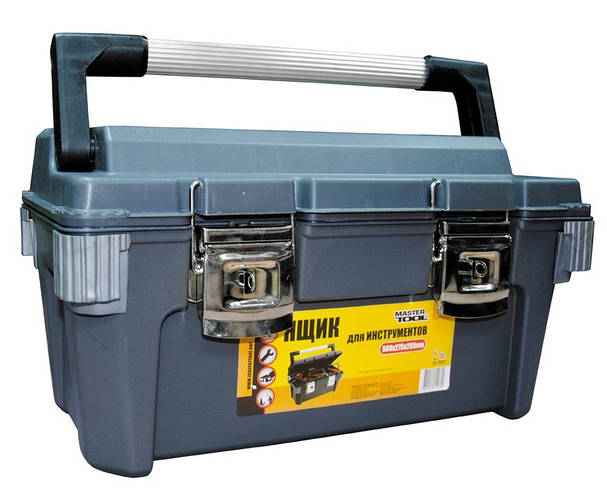 Купити Ящик для інструментів 20" 500х275х265мм металеві замки Mastertool 79-2099, ціна 1203.46 ...