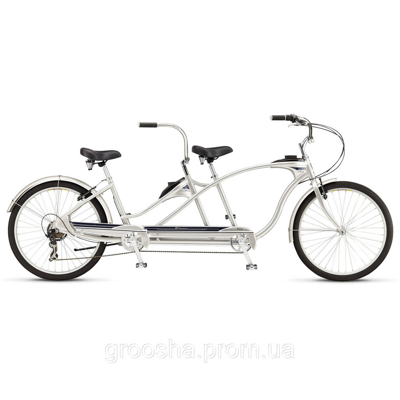 Купить Велосипед 26 Schwinn Tango Tandem 2020 18 серый SKD-27-14, цена ...