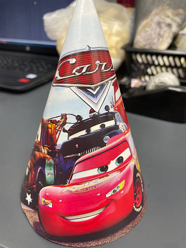 Купить Ковпак святковий "Тачки", Колпак "Тачка Маквин", цена 12 ...