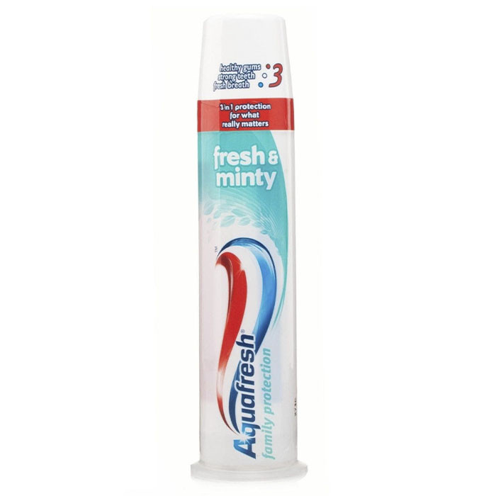 Зубна паста Aquafresh Fresh Minty з дозатором 100 мл ᐈ купити зі ...