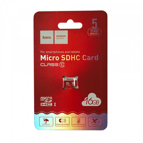 Купить Карта памяти Micro - SD 16Gb (без адаптера) 10 класс "HOCO", цена 1609.12 грн — Prom.ua ...