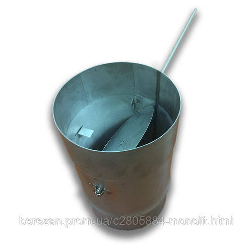 Регулятор тяги для дымохода нержавейка D-230 мм толщина 1 мм, цена 2770 ...