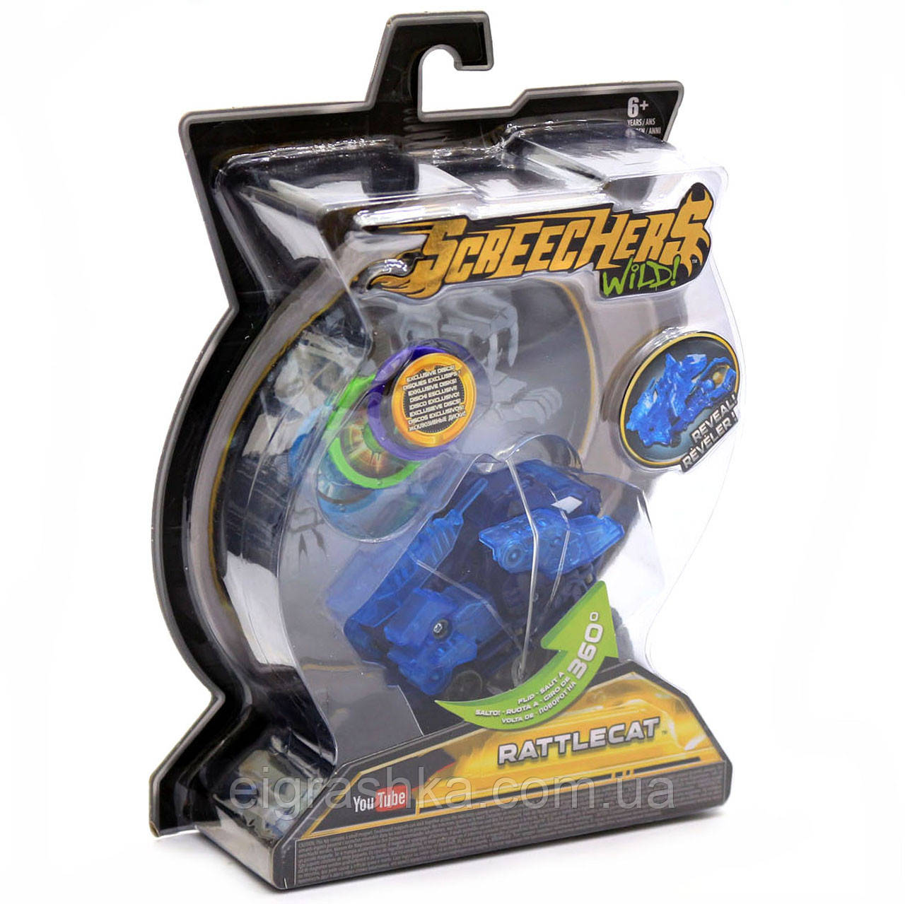 Купить Машинка-трансформер игровой набор Screechers Wild Rattlecat ...