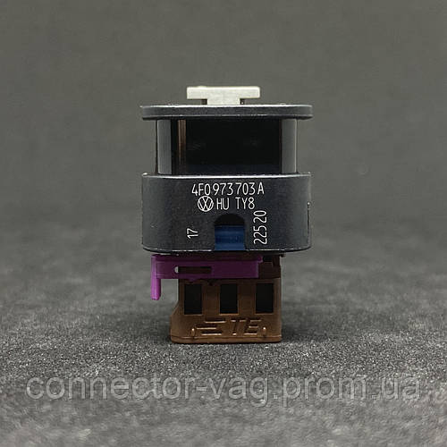 Купити Роз'єм герметичний 4F0973703A VAG 3 PIN, ціна 50 ₴ - Prom.ua (ID ...