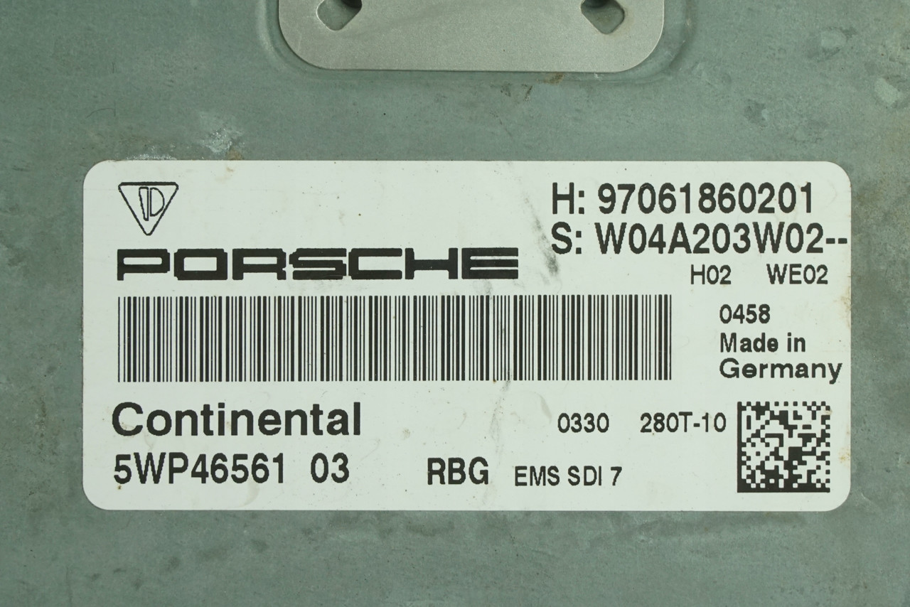 Блок управления двигателем ЕБУ PORSCHE PANAMERA 970 3.6 V6 97061860201 ...