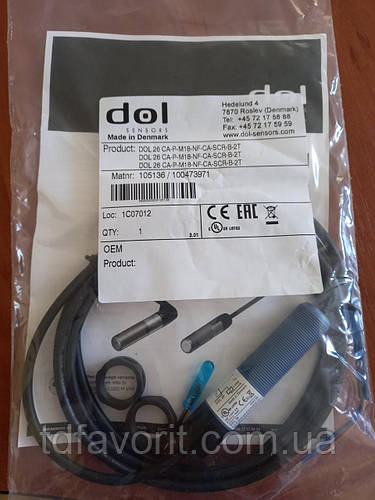 Датчик ємнісний DOL 26 CA-P-M18-NF-CA-SCR-B-2T (AFS 03 ST) (ID ...