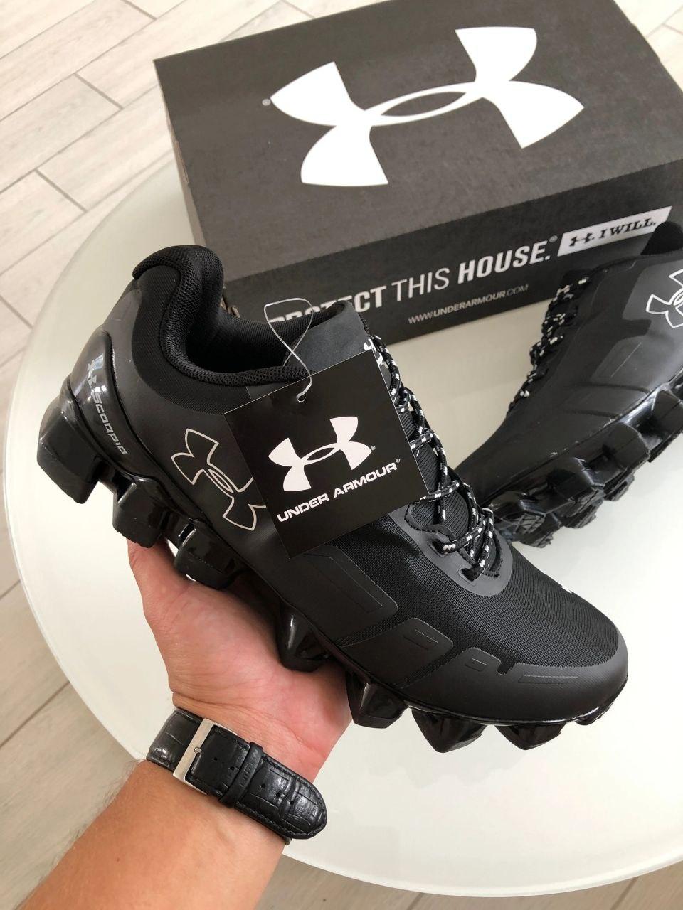 Кроссовки Мужские Under Armour SCORPIO Андер Армор Скорпио Черные Весна ...