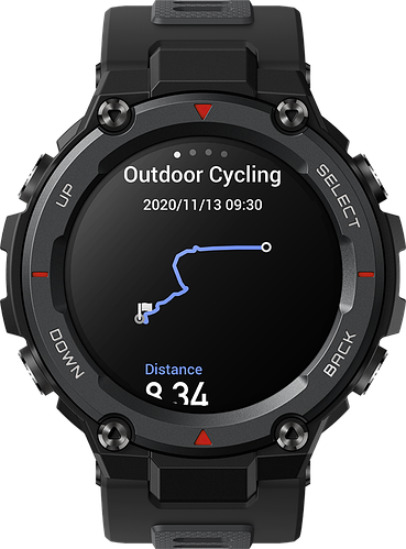 Смарт-часы Xiaomi Amazfit T-Rex Pro Meteorite Black Global, Защита 10 ...