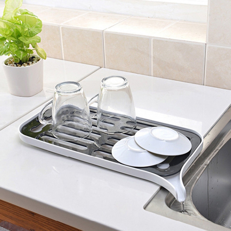 Сушилка Посудная со Сливным Носиком (белый) — Купить Недорого на Bigl ...