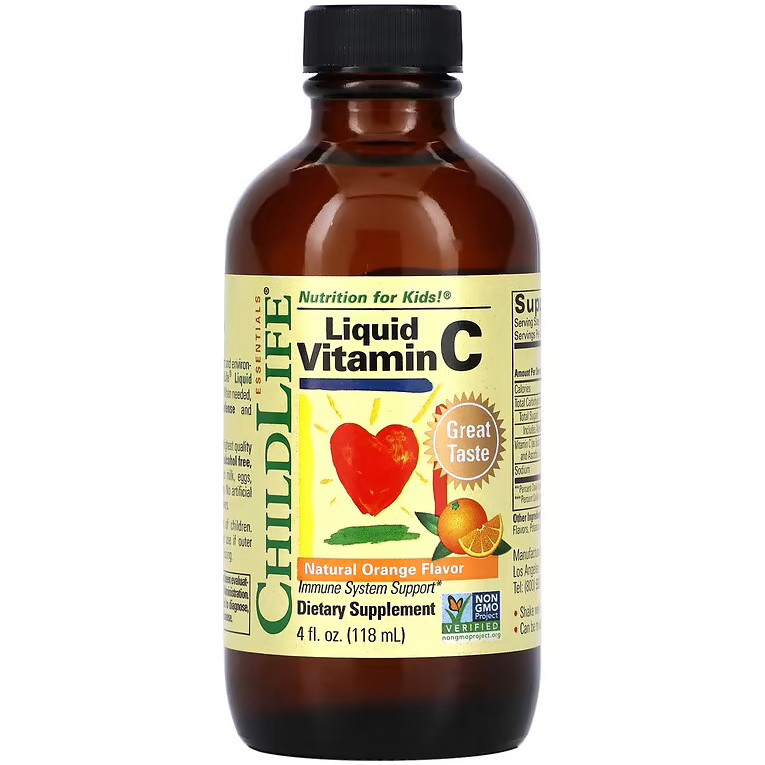 Жидкий Витамин C для Детей ChildLife, Essentials "Liquid Vitamin C" с ...