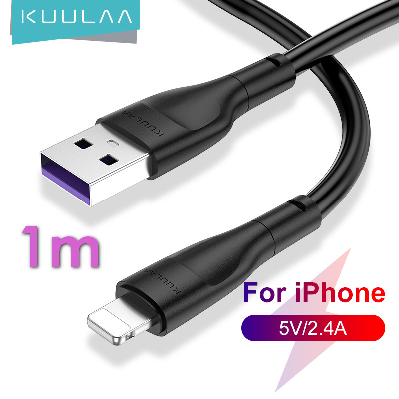Кабель USB - Apple Lightning (1 м) провод быстрой зарядки и передачи ...