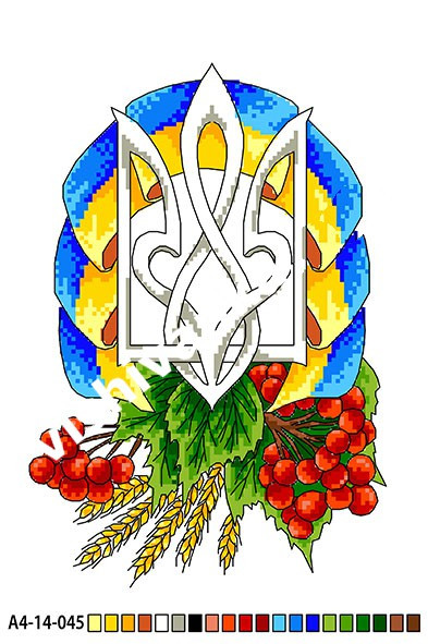 Схема на Канве для Вышивания Крестиком, А4-14-045 — в Категории "Канва ...