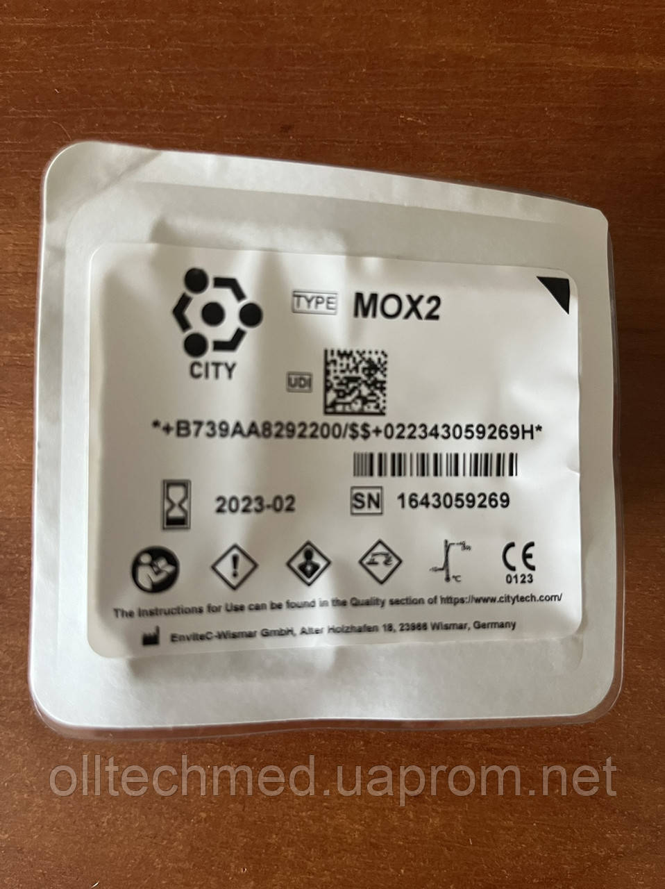 Датчик концентрації кисню O2 MOX-2 киснева комірка (ID#1661055445 ...