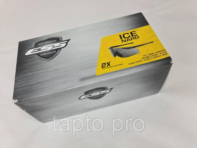 Очки тактические ESS ICE 2X NARO (дужки 2 шт. + линзы 2 шт), 740-0001 ...