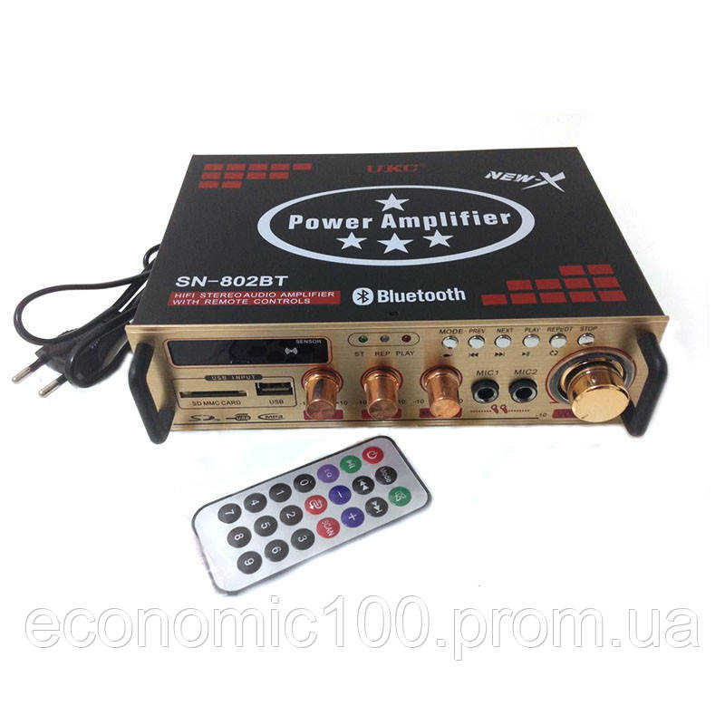 Новинка Усилитель Звука UKC 802 BT с Караоке и Bluetooth ! — Купить ...