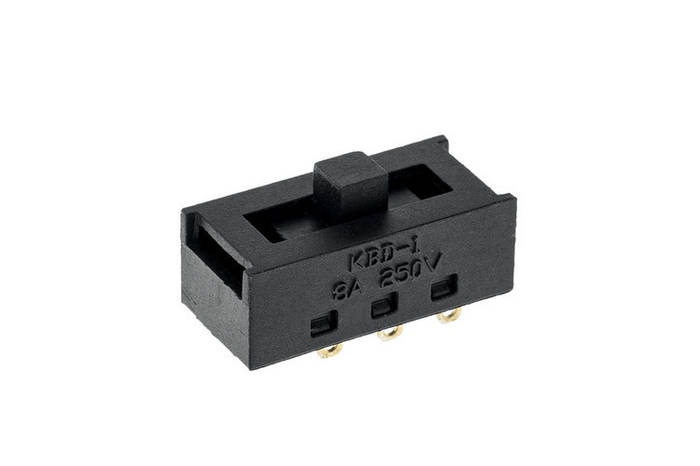 Универсальный ползунковый переключатель для фена 8A 250V (3 позиции ...