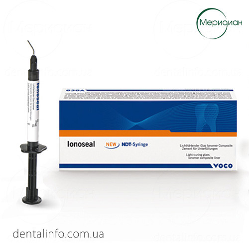Ionoseal (Іоносил) Склоіономерне світловідверд. прокладка (2,5г шпр ...