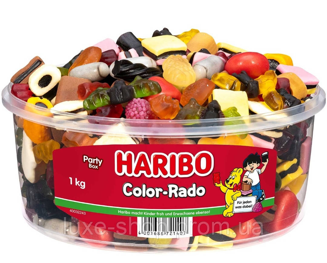 Купити Haribo Color-Rado 1 кг Желейних цукерок Харібо Колорадо, Колор ...