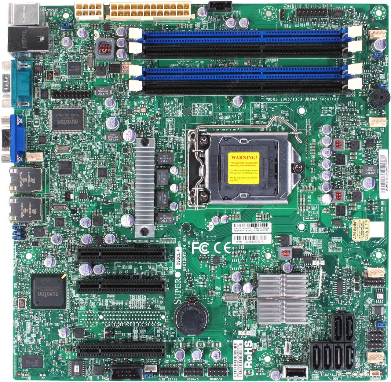 Серверна материнська плата SuperMicro X9SCL-F (s1155) (ID#1660613002 ...
