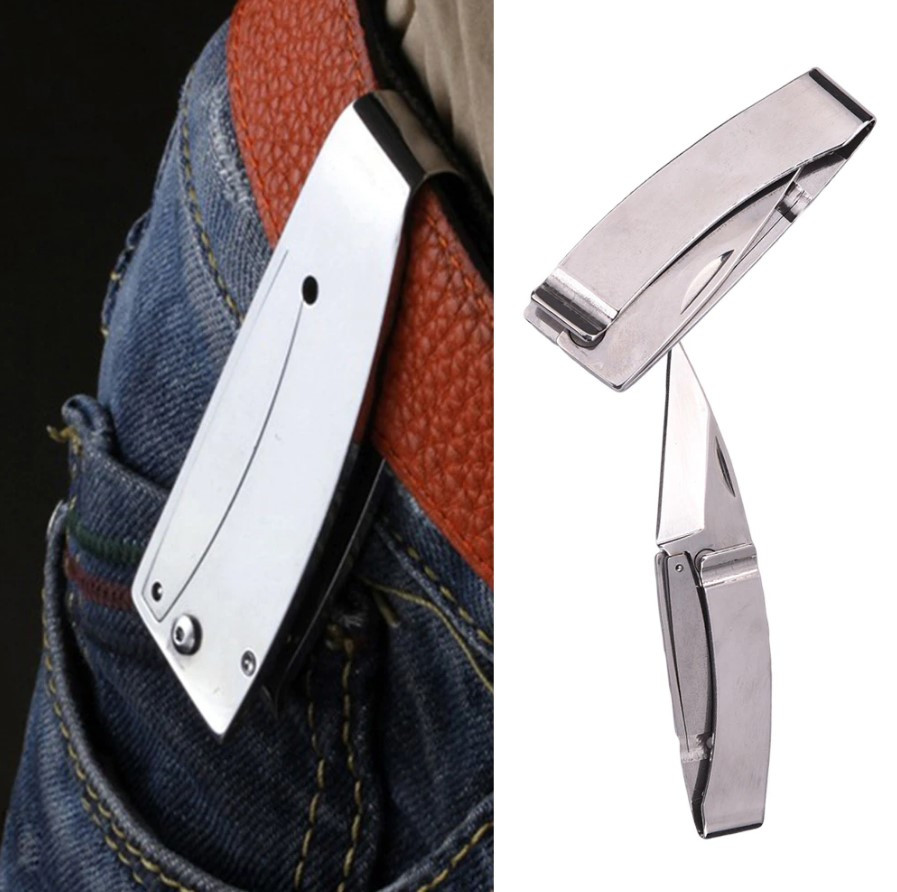 Нож - Зажим для Денег, Стальной Нож Клипса для Денег — Купить Недорого ...