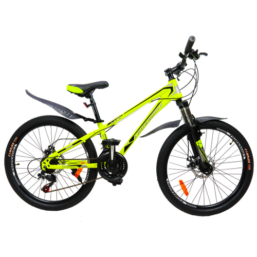 Купить CrossBike Велосипед CrossBike Racer 24" 12" Неоновий жовтий ...