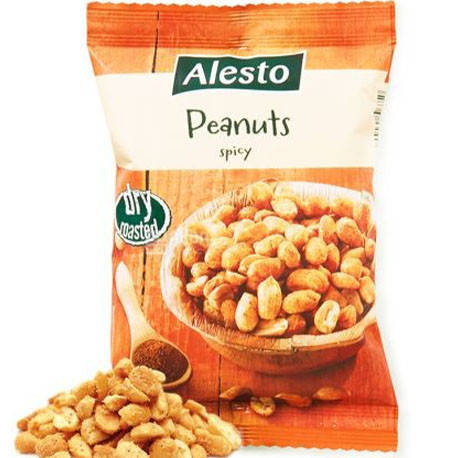 Арахіс смажений ALESTO Peanut Spicy Flavour (пряний смак), 150 г. (ID ...