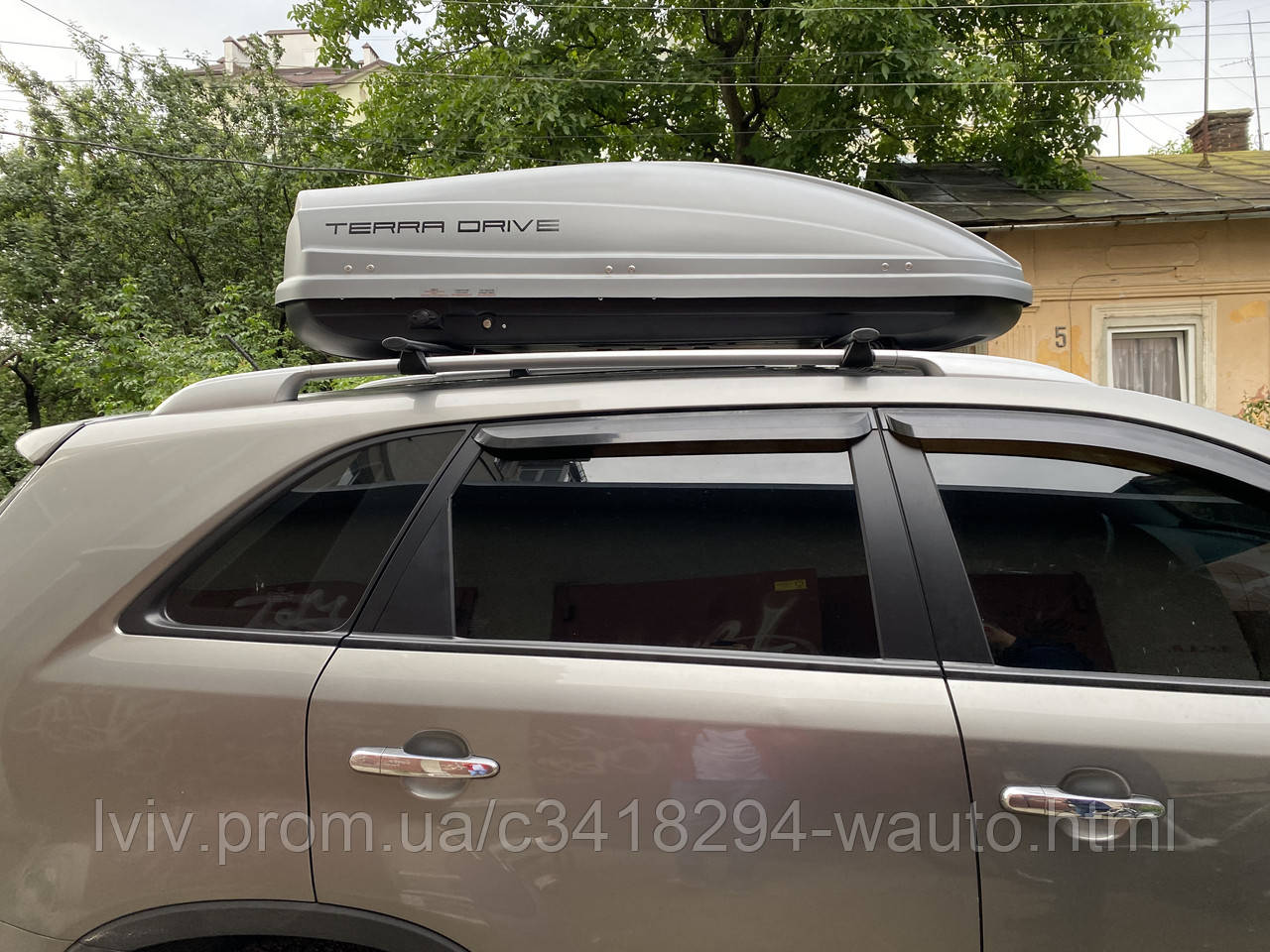 Купить Бокс автомобильный Terra Drive 440л 175х85х44 см Автобокс ...