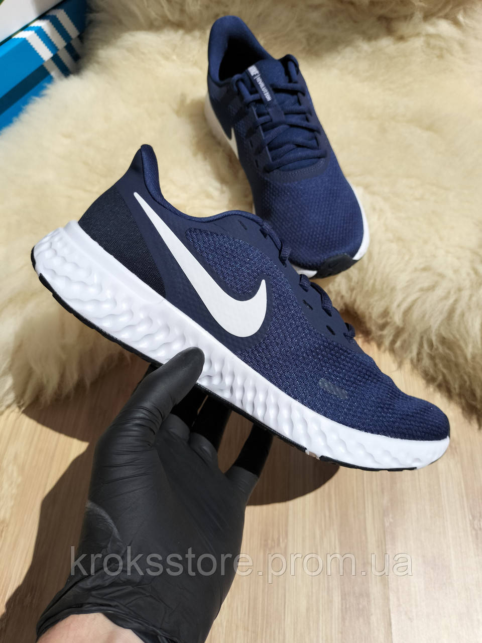 Оригинал Nike Revolution 5 Оригинальные Кроссовки Размеры 42 - 26.5 См ...