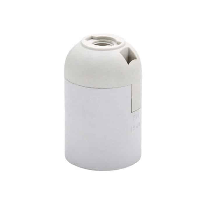 Пластиковый патрон HL 585 для лампочки E27 белого цвета 094-002-0002 ...