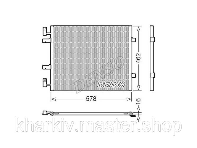 Купити Радіатор кондиціонераNISSAN PRIMASTAR (X83) 01-; RENAULT TRAFIC ...