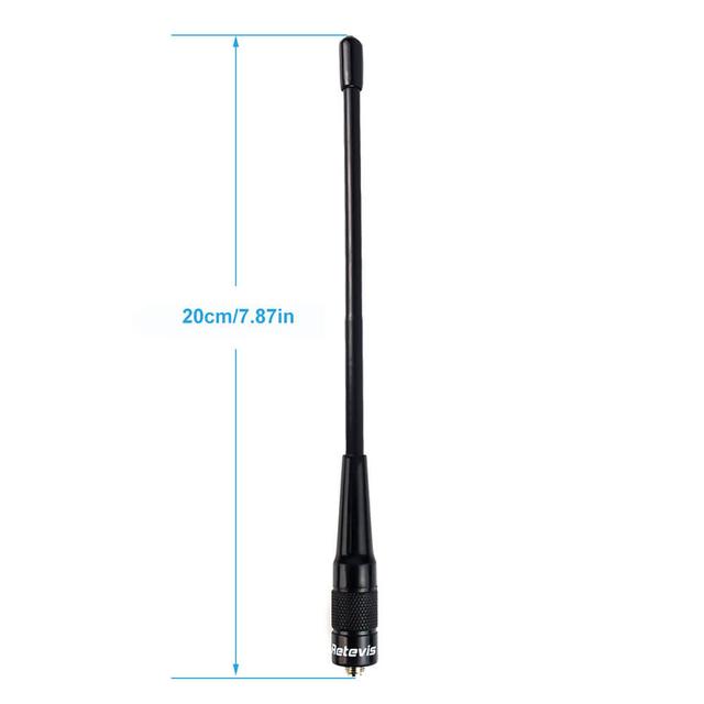 Усиленная антенна RETEVIS RHD-701 SMA-F 20W для раций 136-174/400-480 ...