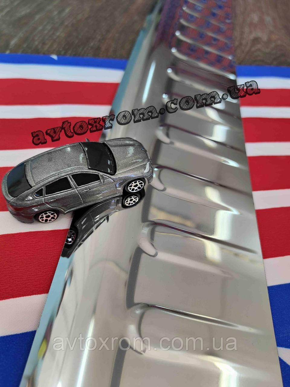 Купить Накладка на задний бампер Volkswagen T5 (защитная декоративная ...