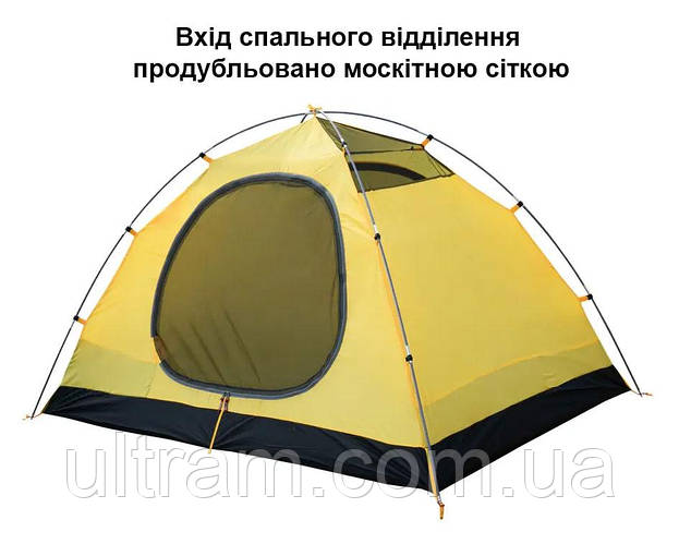 Палатка Tramp Lite Tourist 3 трехместная песочная, цена 3620 грн — Prom ...