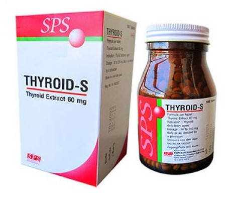 Гормон щитовидной железы SPS Sriprasit THYROID-S Thyroid (Тироид) 500 ...