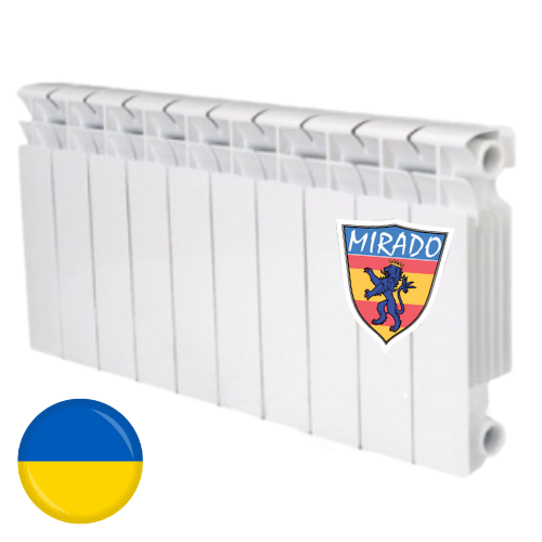 Біметалічний радіатор MIRADO (Мірадо) 300/85 ГАРАНТІЯ 10 РОКІВ: продаж ...