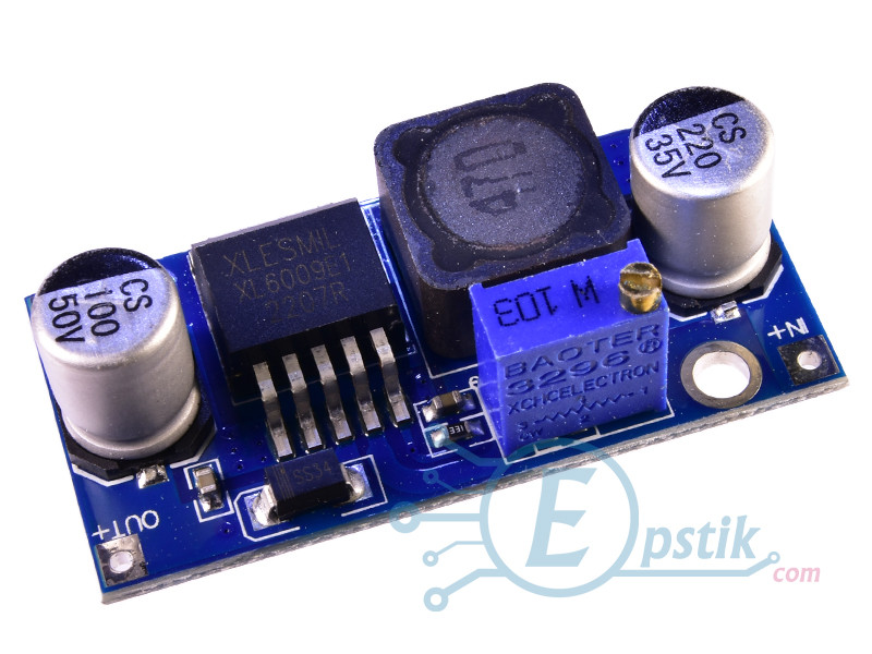 XL6009 повышающий DC-DC преобразователь от 5-35В 4А: продажа, цена в ...