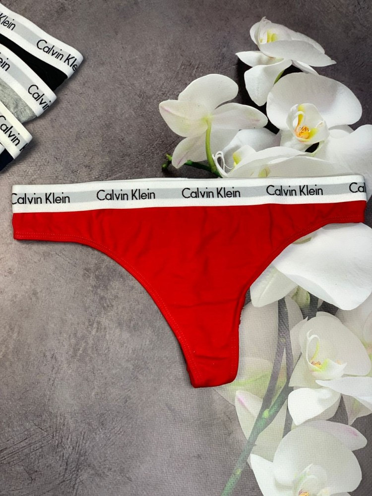 Трусы Женские Calvin Klein Carousel Красный (ID#1664188570), цена: 144 ...