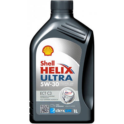 Моторное масло Shell Helix Ultra ECT C2/C3 0W-30, ACEA C2/C3, 1л, арт ...
